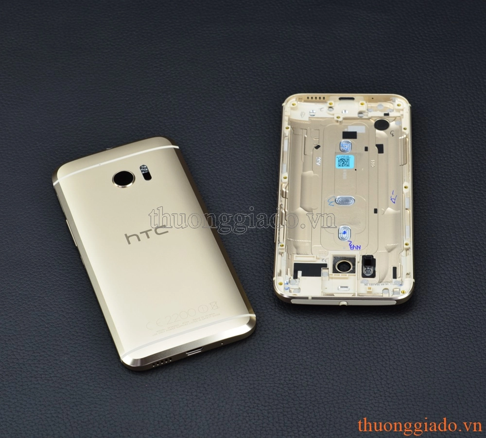 Thay vỏ HTC M10 màu vàng champagne