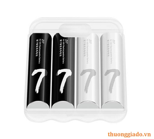 Pin AAA sạc nhiều lần Xiaomi Zi7 (pin đũa 3A, một hộp gồm 4 viên)